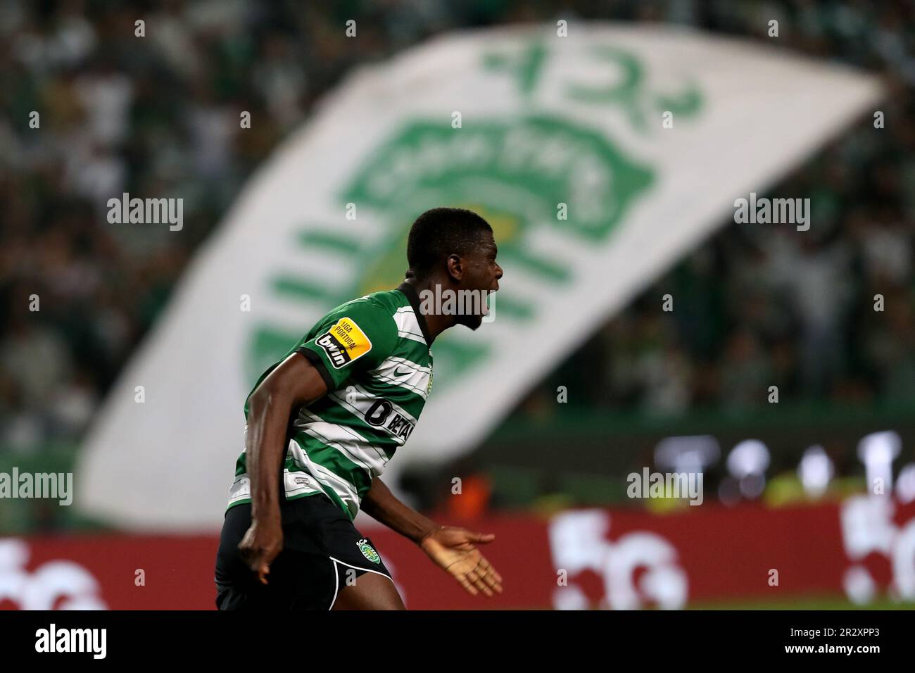 Lisbon, Portugal. 21st May, 2023. Ousmane Diomande of Sporting CP ...