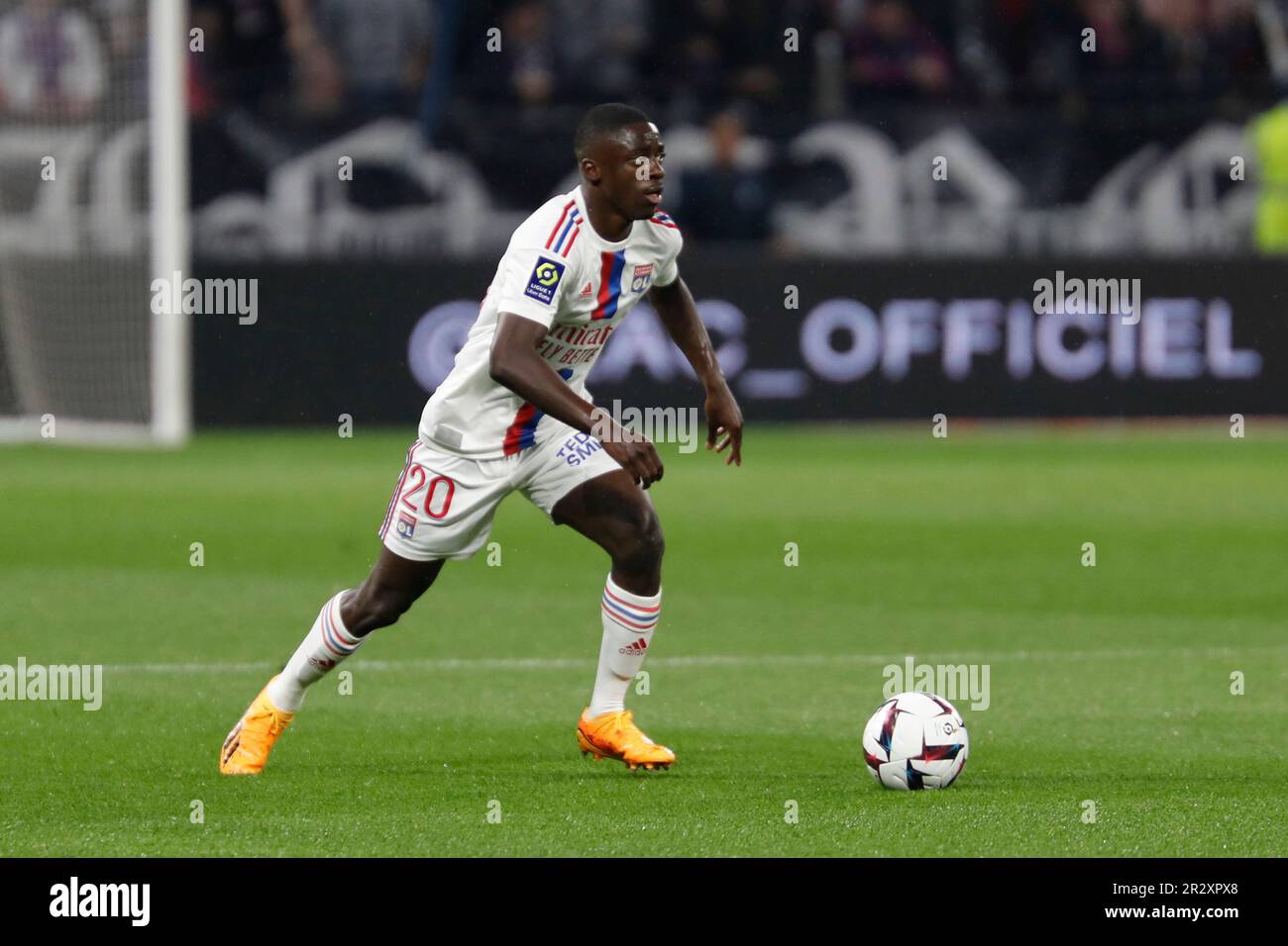 Decines Charpieu, France. 19th May, 2023. Sael KUMBEDI of Lyon during ...