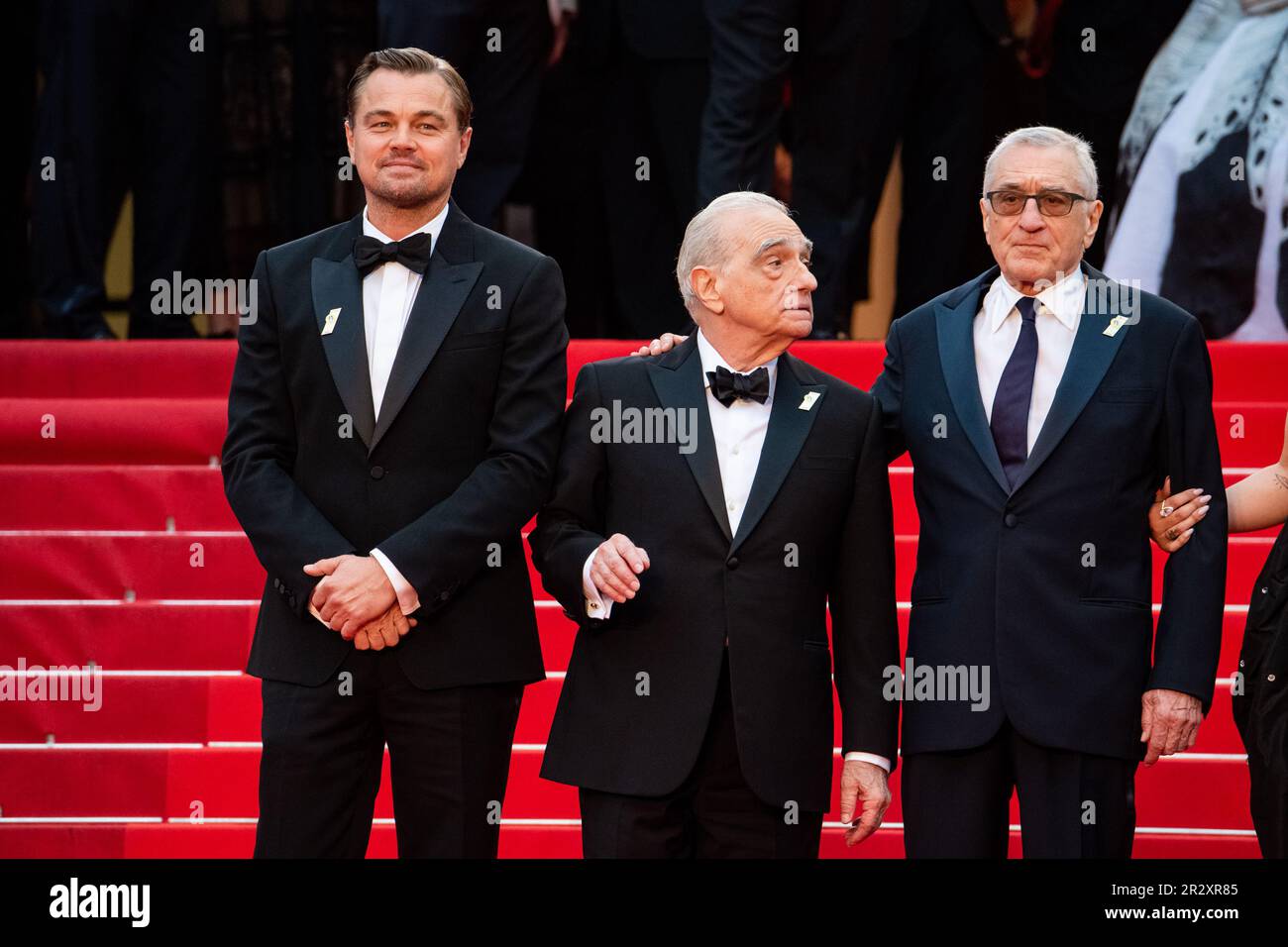 Italy. 20th May, 2023. Leonardo di Caprio, Martin Scorsese, Robert de ...