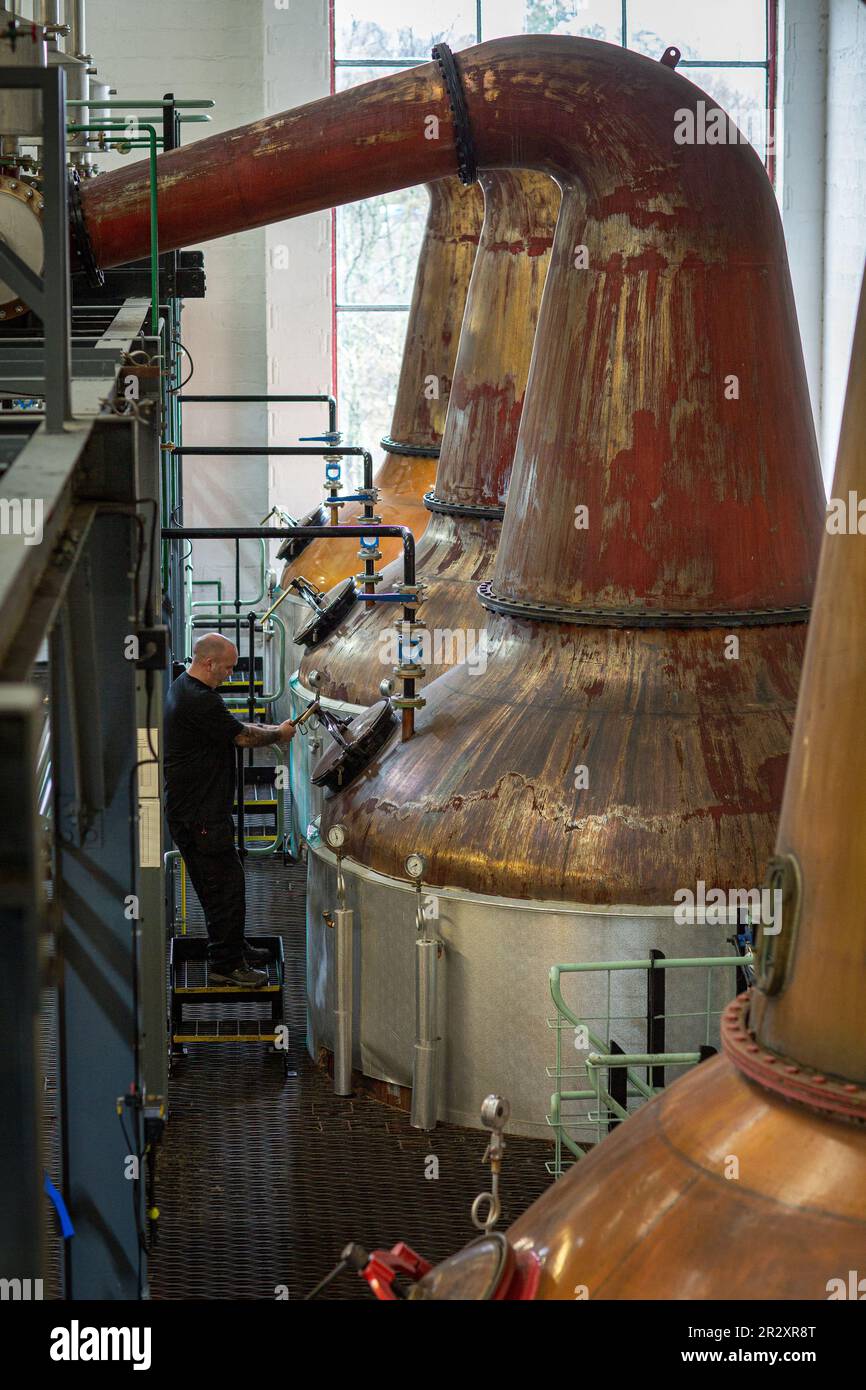 Tamnavulin whisky distillery hi-res stock photography and images - Alamy