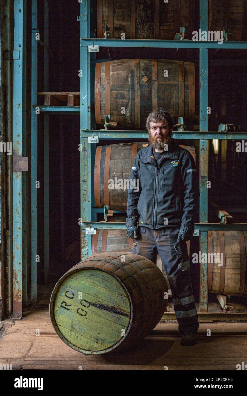Tamnavulin whisky distillery, Ballindalloch, Banffshire, Scotland ...