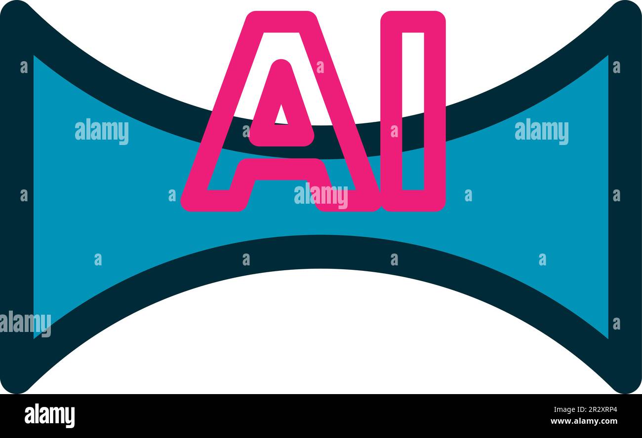 Ai vector icon modern Stock Vector Images - Alamy
