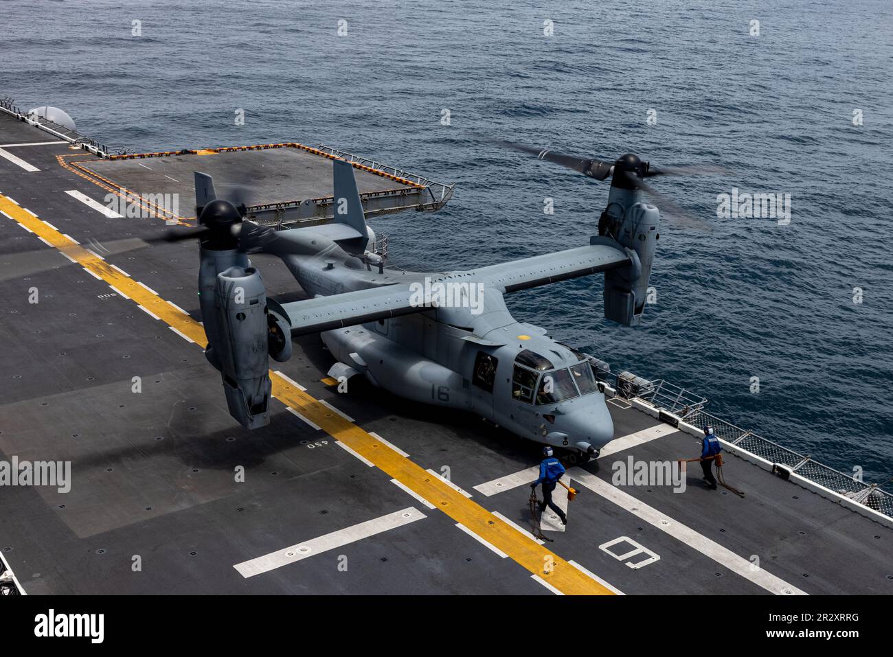 U.S. Marine Corps MV-22 Ospreys assigned to the 26th Marine ...