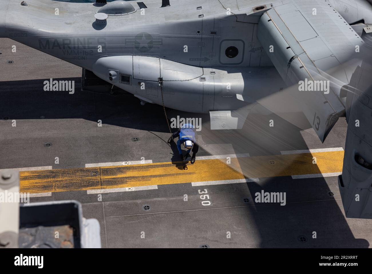 U.S. Marine Corps MV-22 Ospreys assigned to the 26th Marine ...