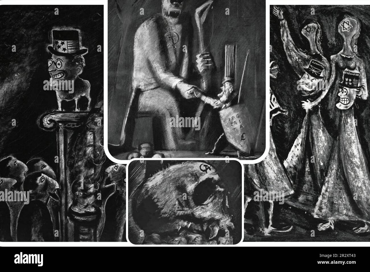 Anti-Semitic, anti-capitalist and anti-communist propaganda of the ...