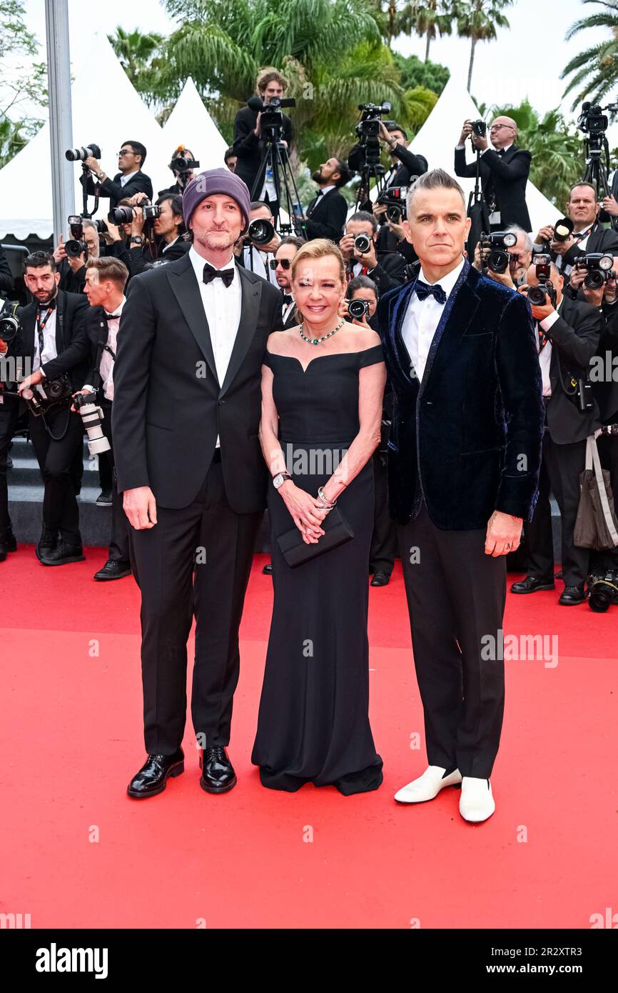 Italy. 20th May, 2023. Michael Gracey, Caroline Scheufele, Robbie ...