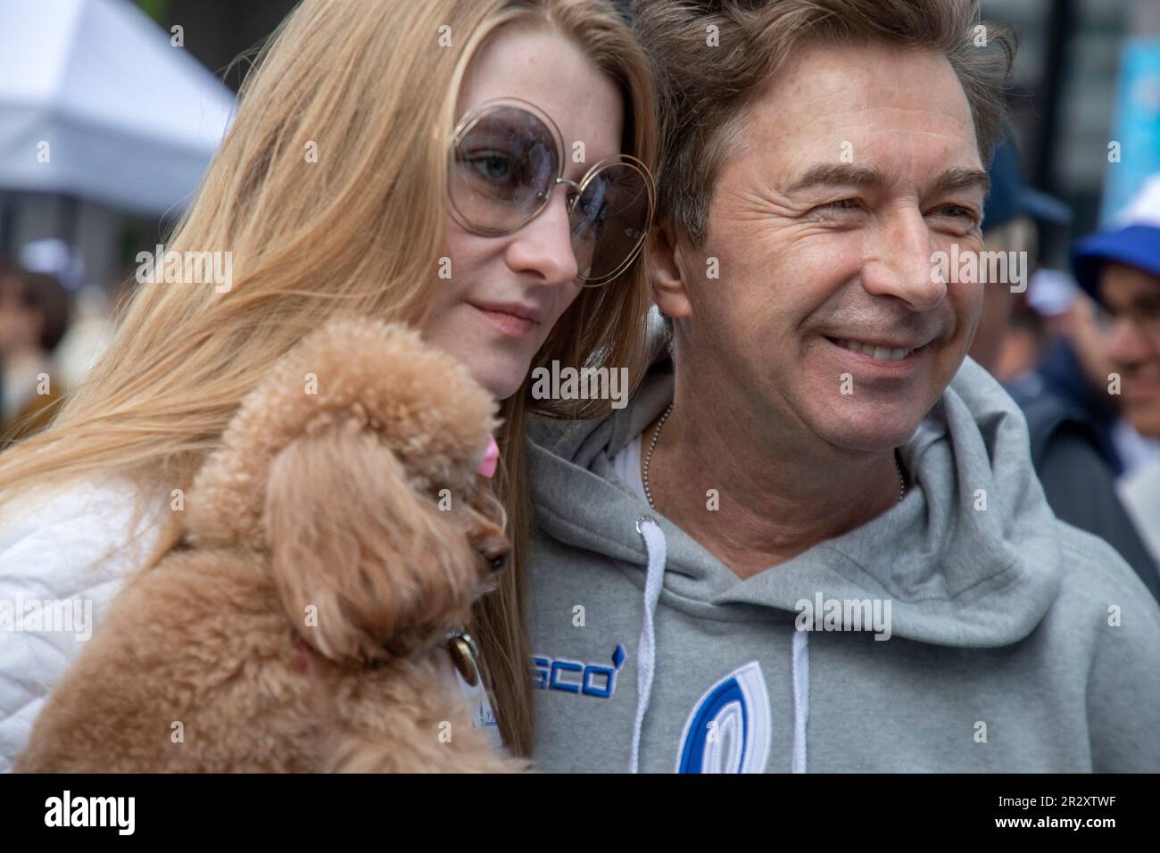 Moscow, Russia. 21st of May, 2023. Singer Valery Syutkin with his ...