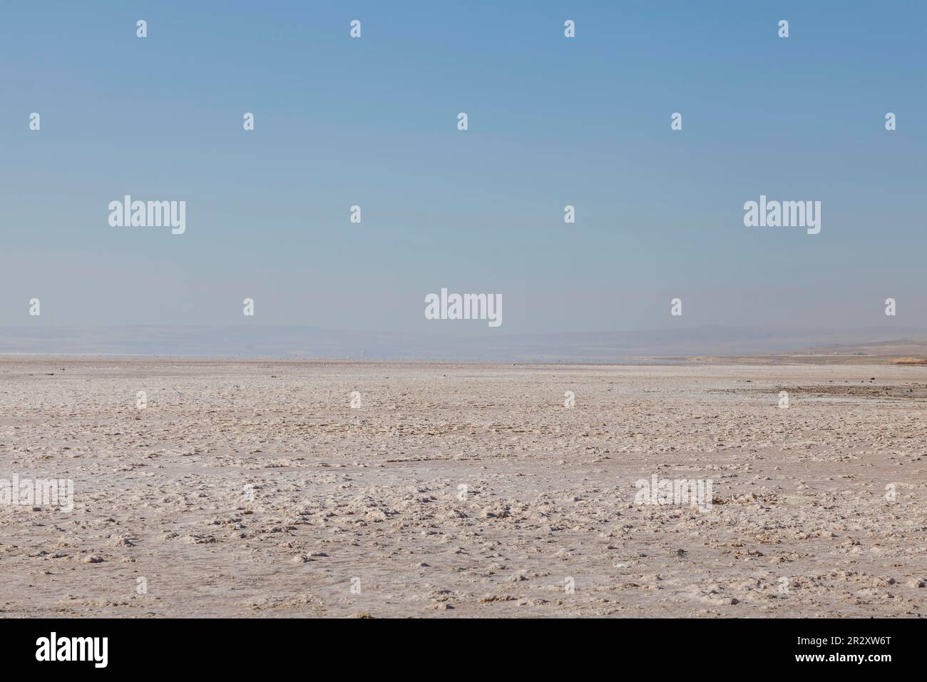 The Great Salt Lake Tuz Goelue, Central Anatolia, Turkey Stock Photo ...