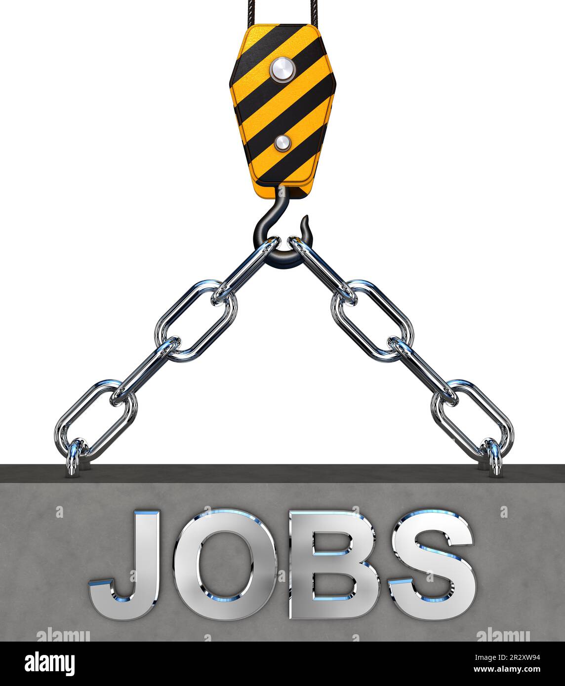 high resolution 3D rendering of a job concept Stock Photo - Alamy