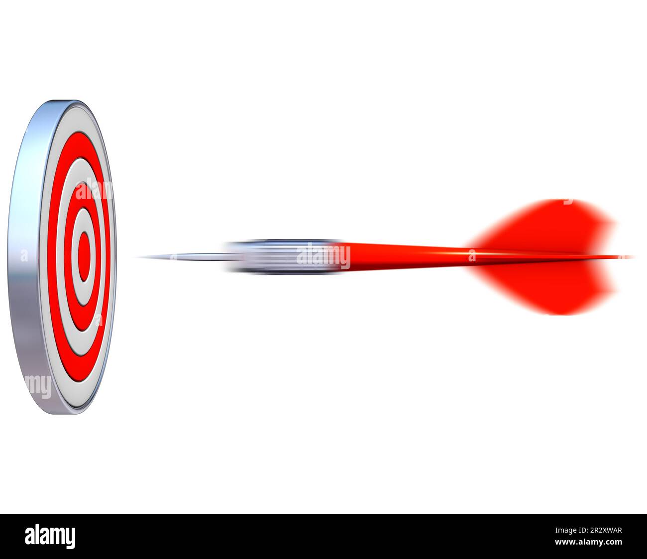 high resolution rendering of a flying dart Stock Photo - Alamy