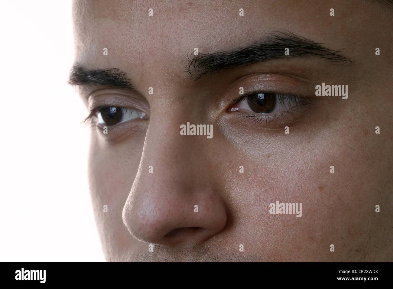 closeup of male face Stock Photo - Alamy