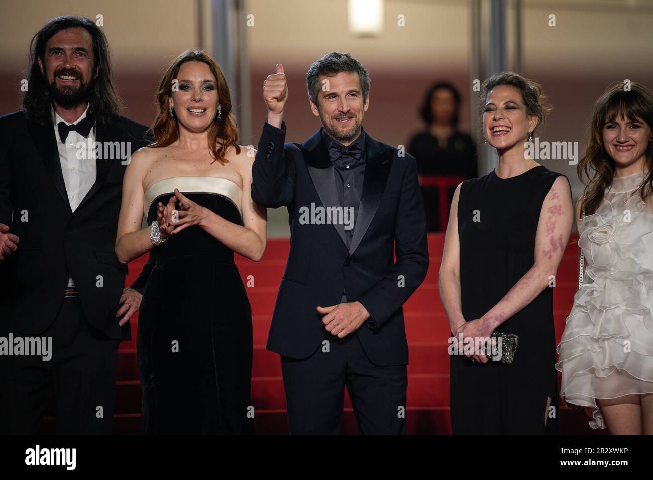 Composer Rob, from left, Laetitia Dosch, Guillaume Canet, Marie Jung ...