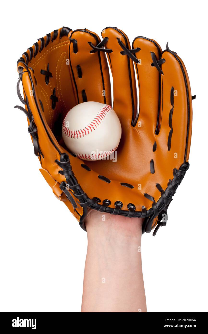 Baseball isolated on white background Stock Photo - Alamy