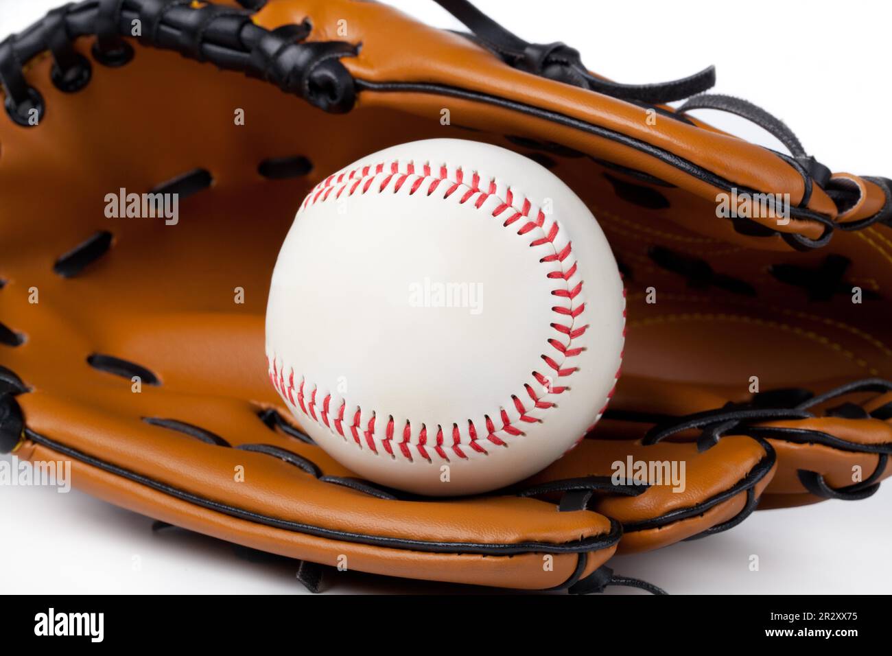 Baseball isolated on white background Stock Photo - Alamy