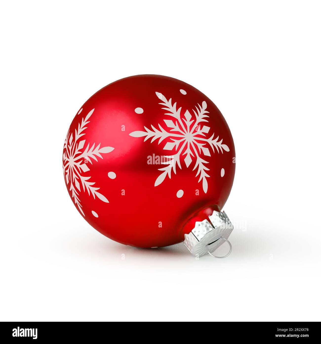 Snowflake christmas tree decorations new Cut Out Stock Images ...