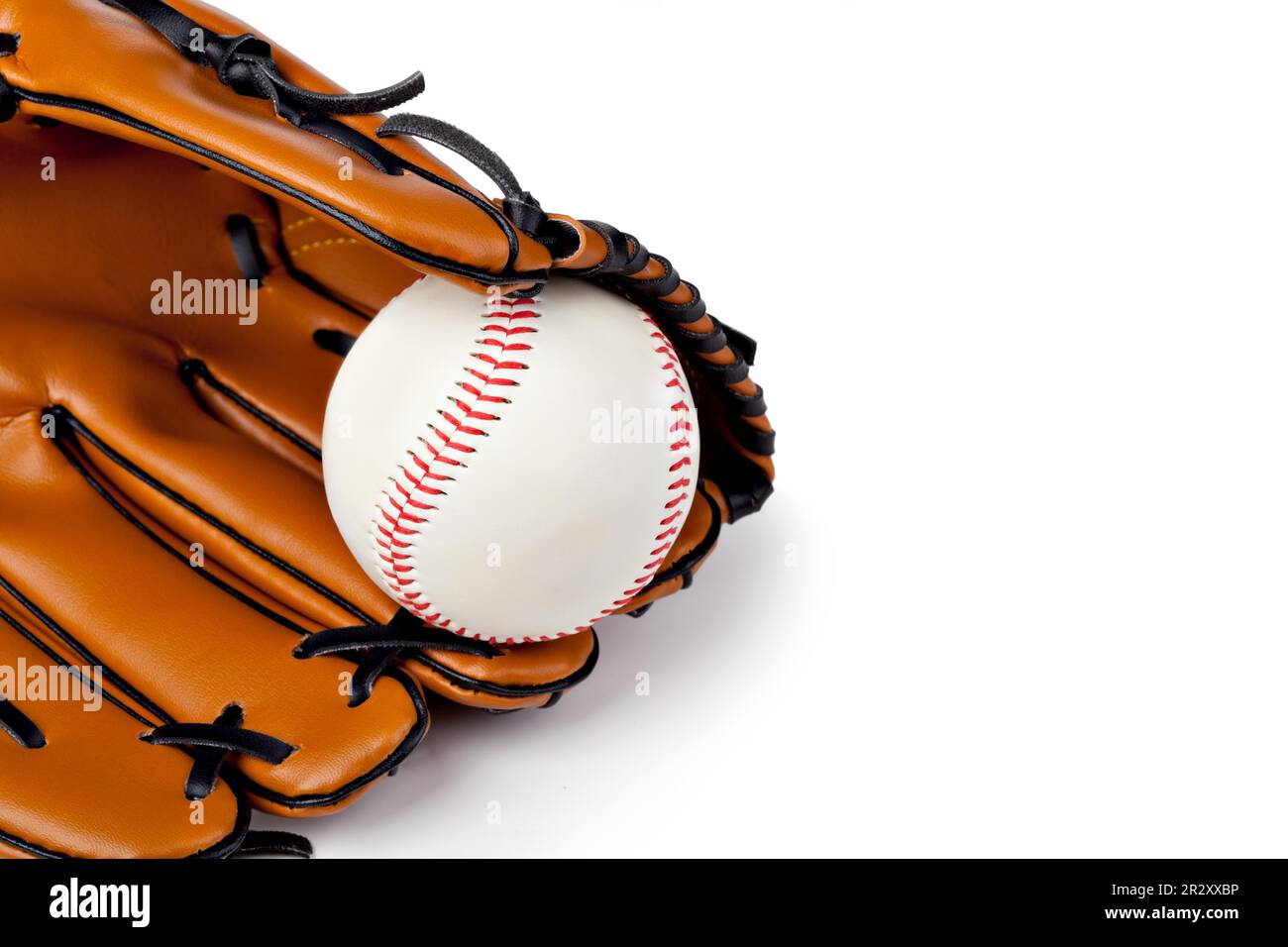 Baseball isolated on white background Stock Photo - Alamy
