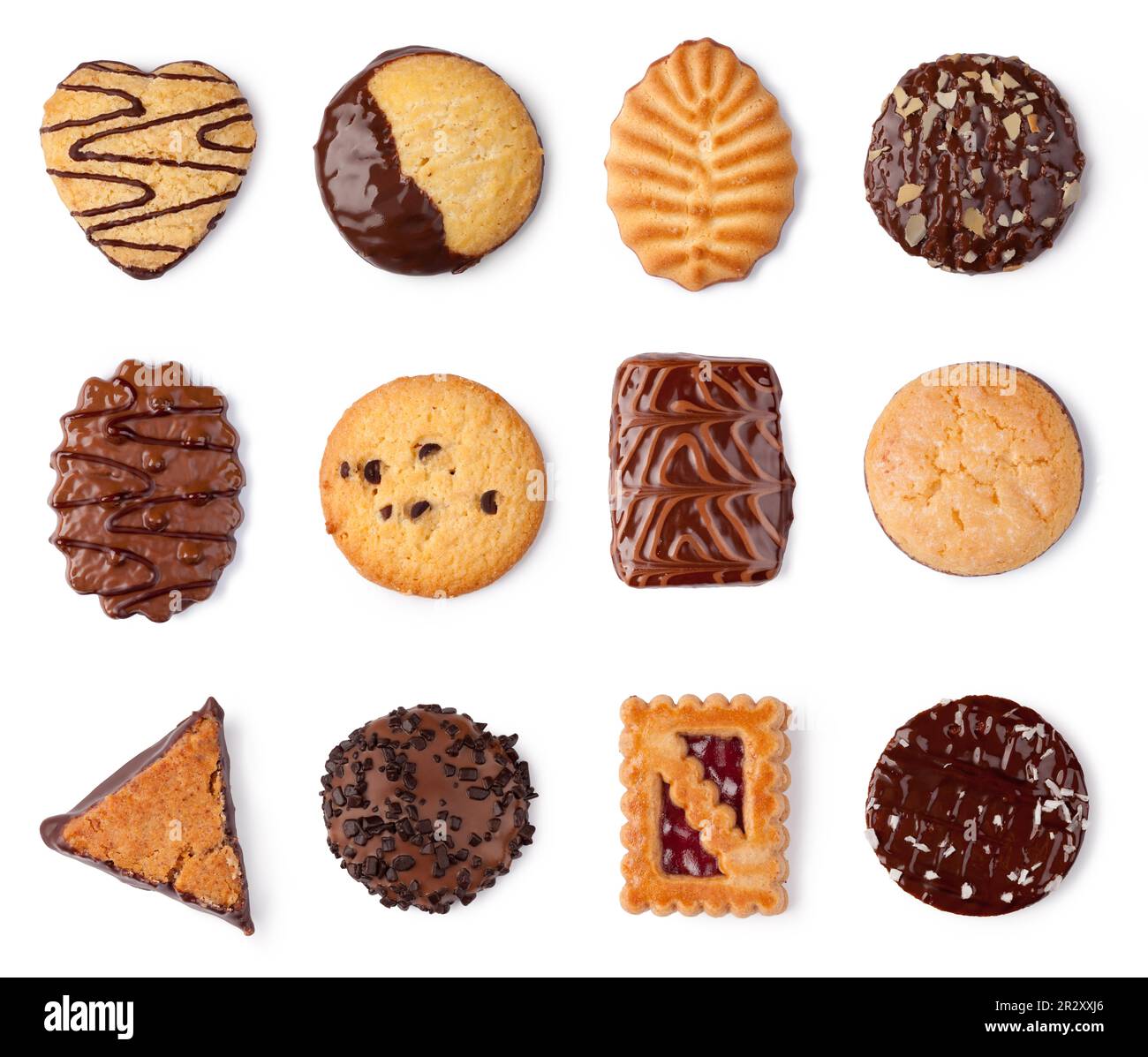 Collage tasty cookies on hi-res stock photography and images - Alamy