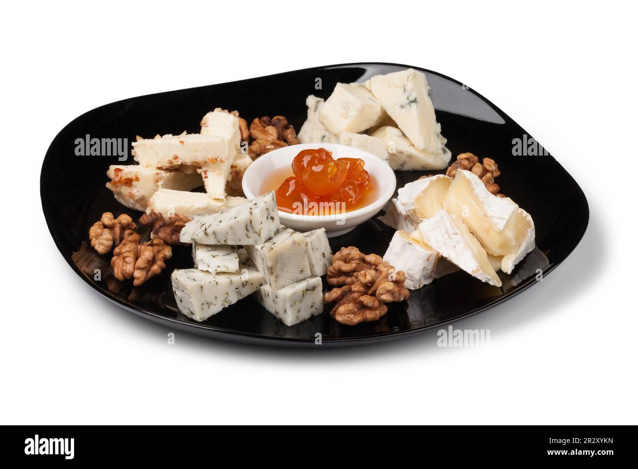 French cheese platter close up Cut Out Stock Images & Pictures - Alamy