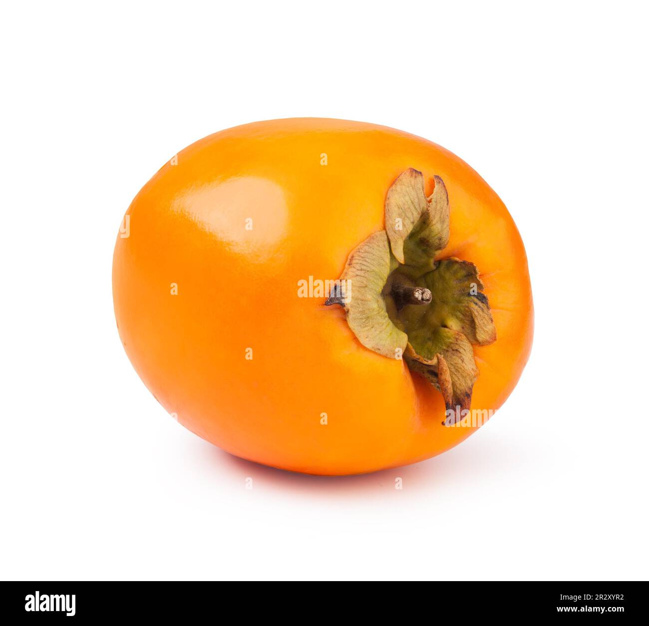 persimmons isolated on white background Stock Photo - Alamy