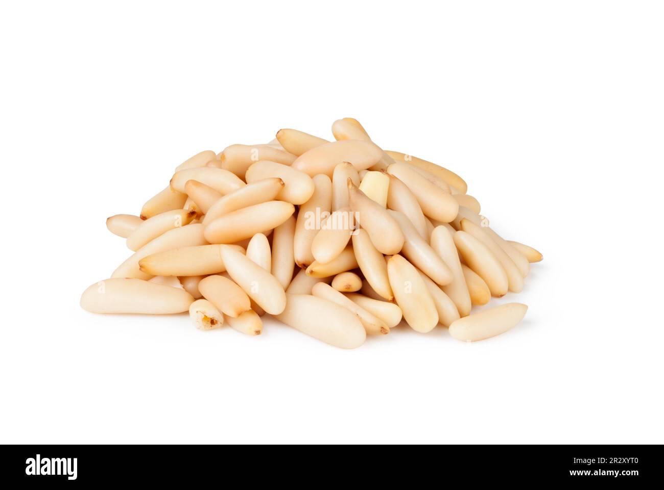 Nuts on a white background Cut Out Stock Images & Pictures - Alamy