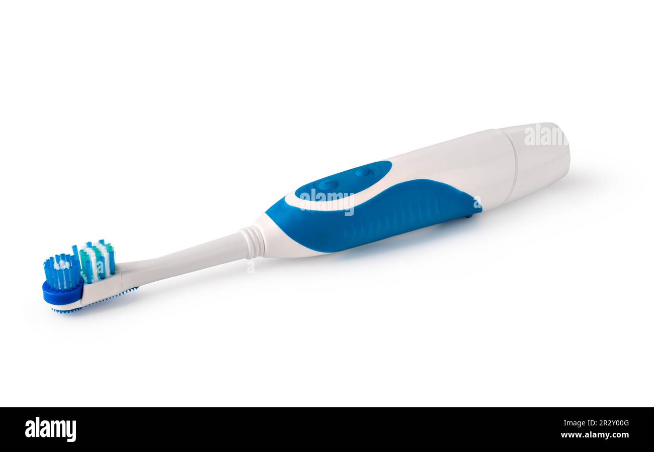 Electric toothbrush isolated on a white background Stock Photo - Alamy