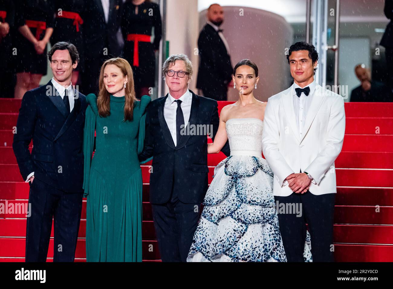 Italy. 20th May, 2023. Cory Michael Smith, Julianne Moore, Todd Haynes, Natalie Portman, Charles ...