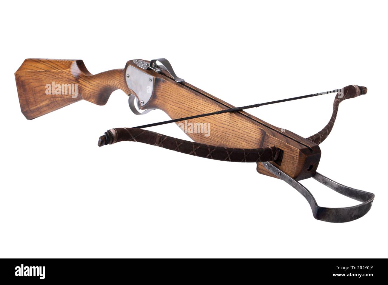 vintage crossbow isolated on white background Stock Photo - Alamy