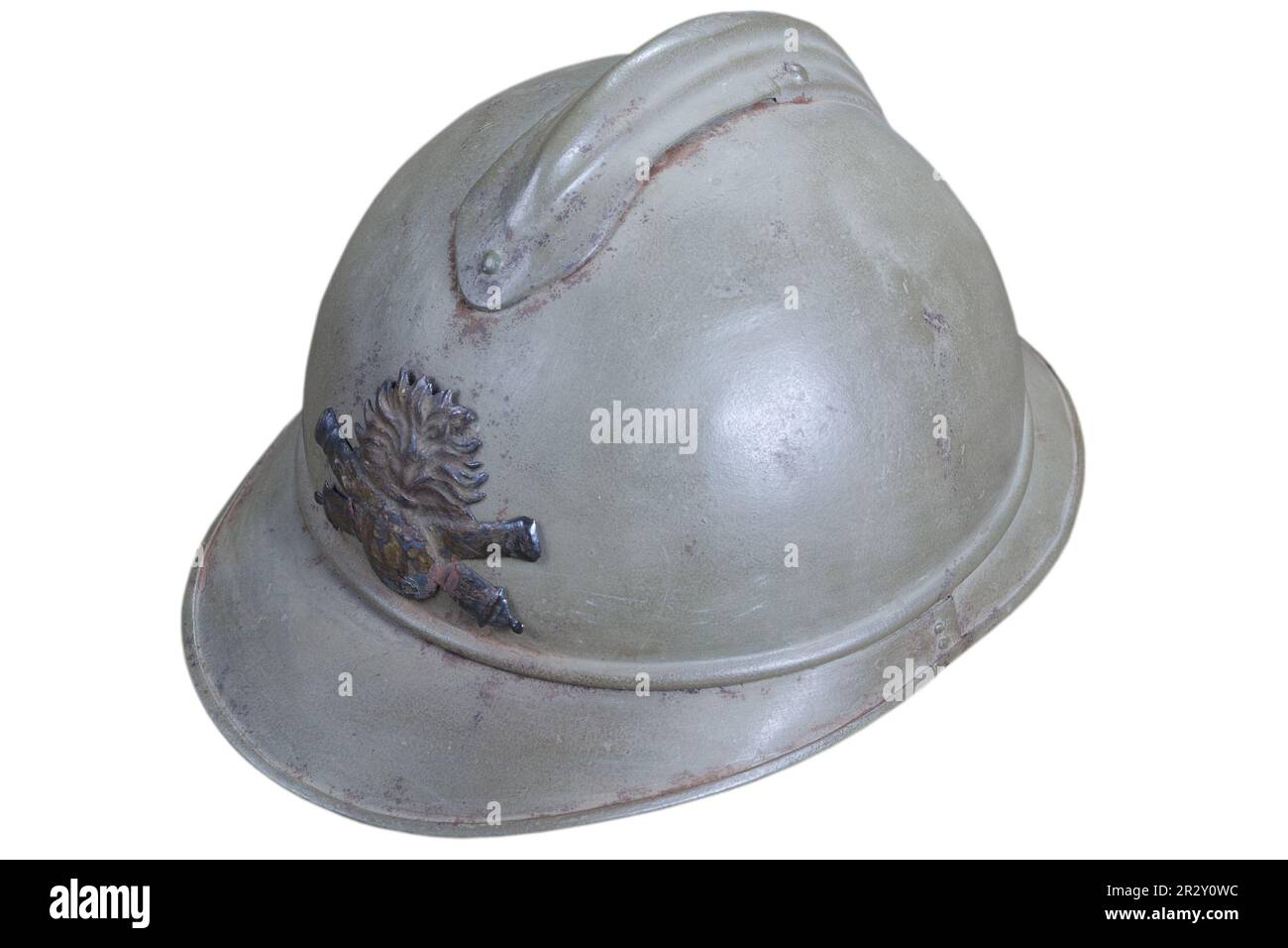 The Adrian helmet, a combat helmet originally produced for the French ...