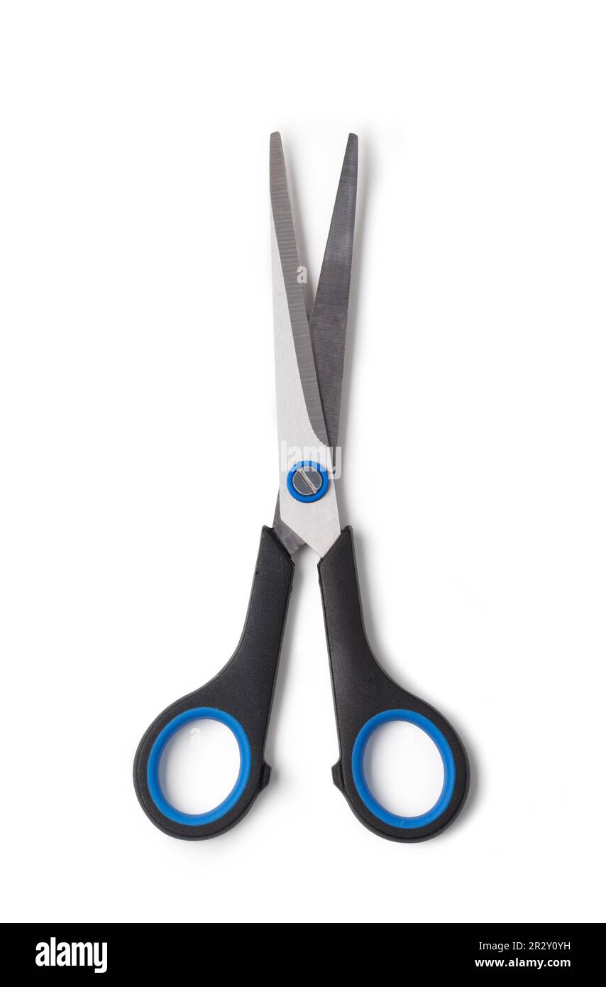 scissors isolated on a white background Stock Photo - Alamy