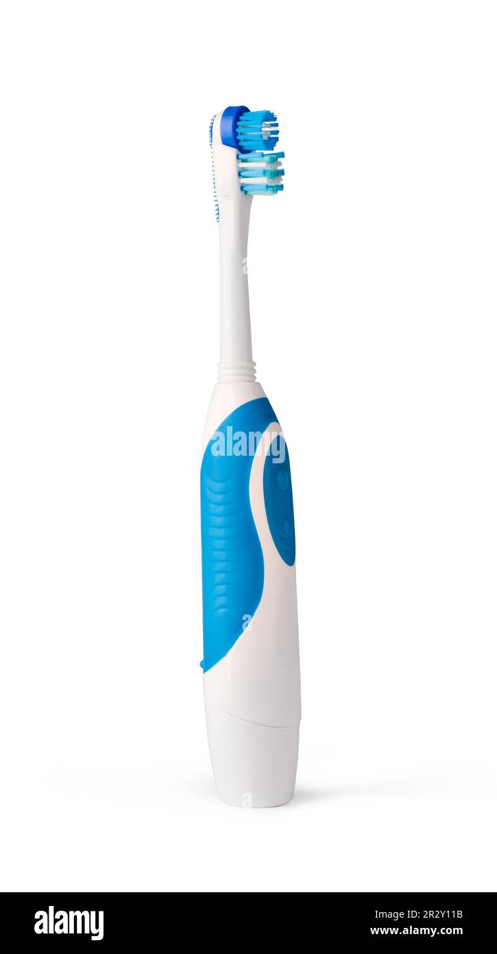 Electric toothbrush isolated on a white background Stock Photo - Alamy