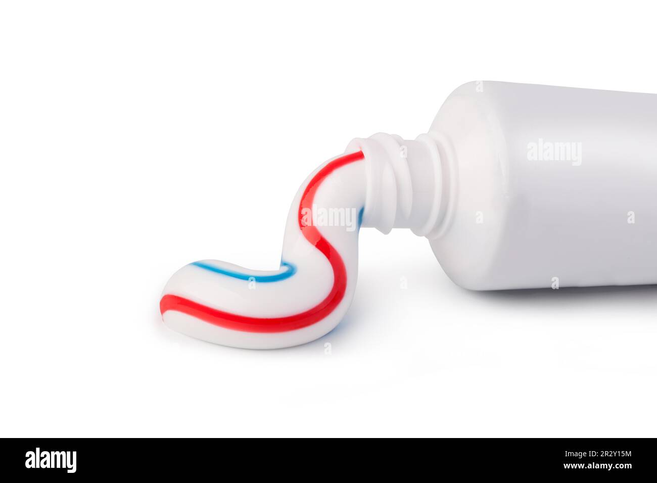 tube of toothpaste on a white background Stock Photo - Alamy