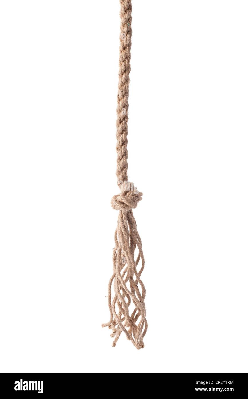 ship rope isolated on white background Stock Photo - Alamy