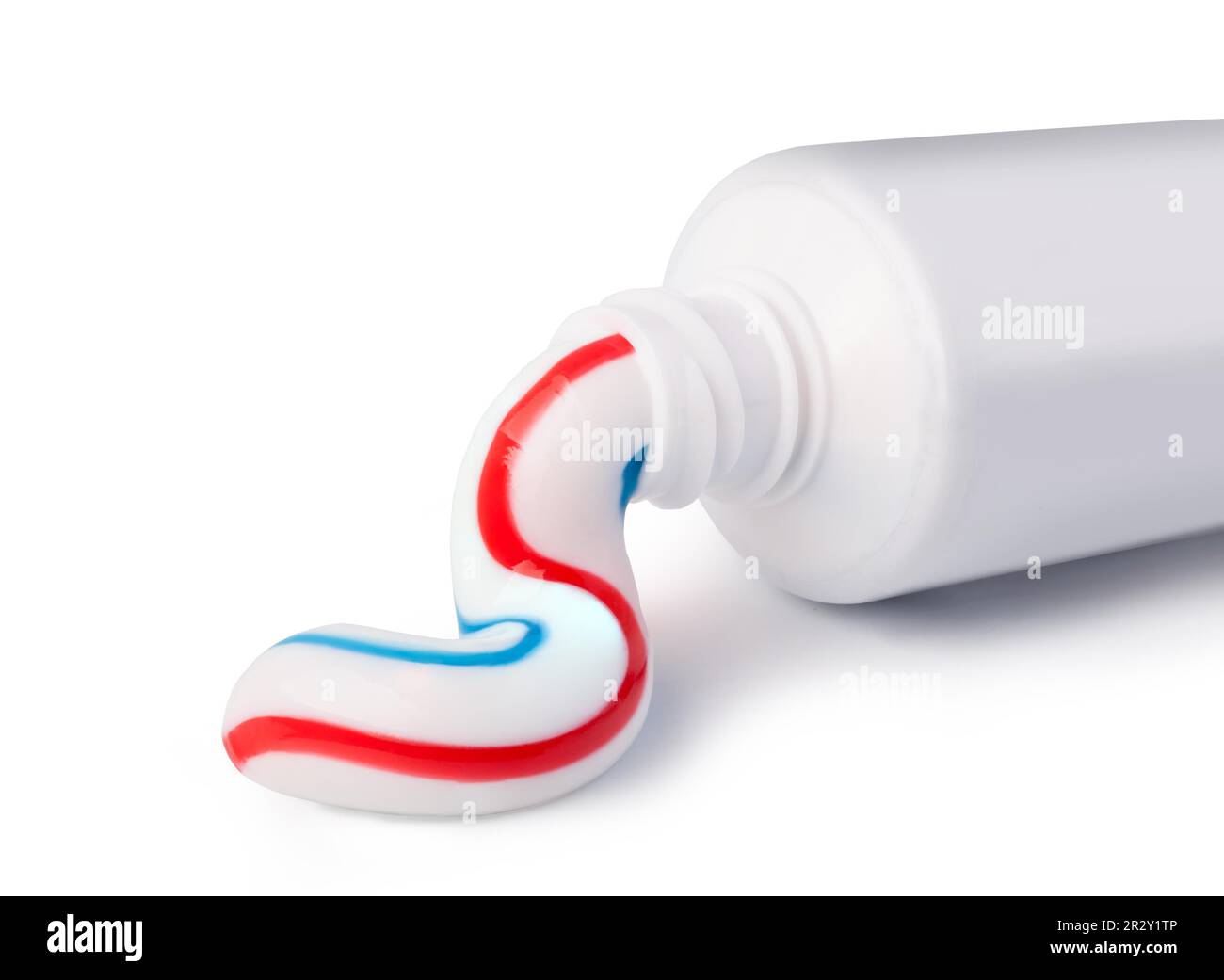tube of toothpaste on a white background Stock Photo - Alamy