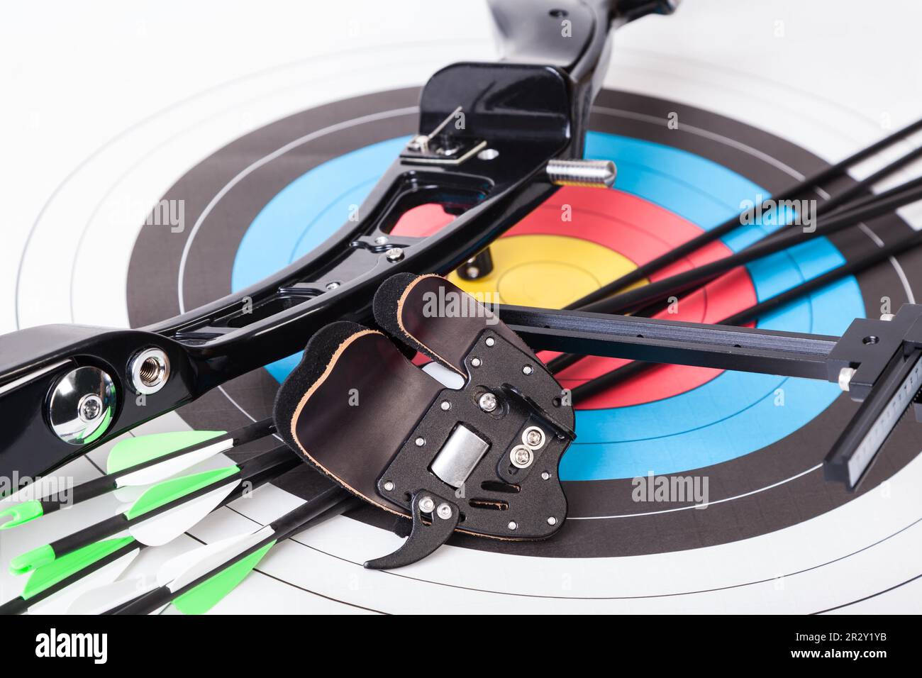 Sport bow isolated on white Stock Photo - Alamy