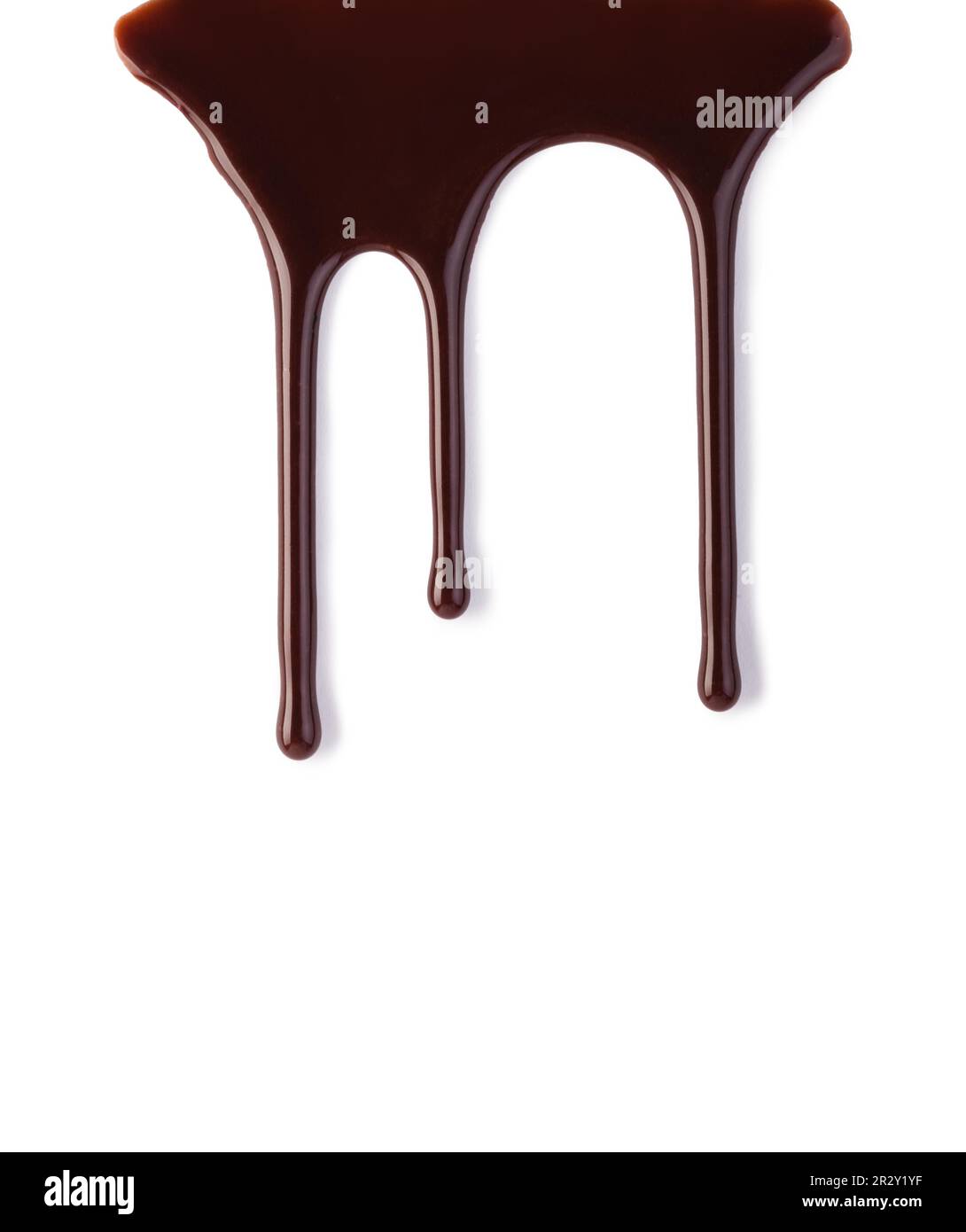 chocolate streams isolated on a white Stock Photo - Alamy