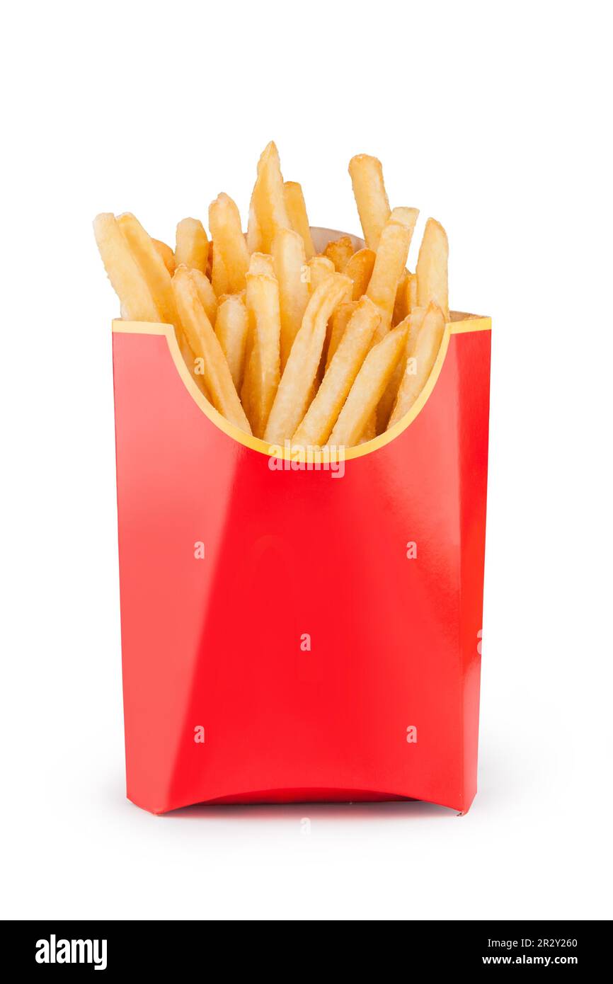 French fries against white hi-res stock photography and images - Alamy