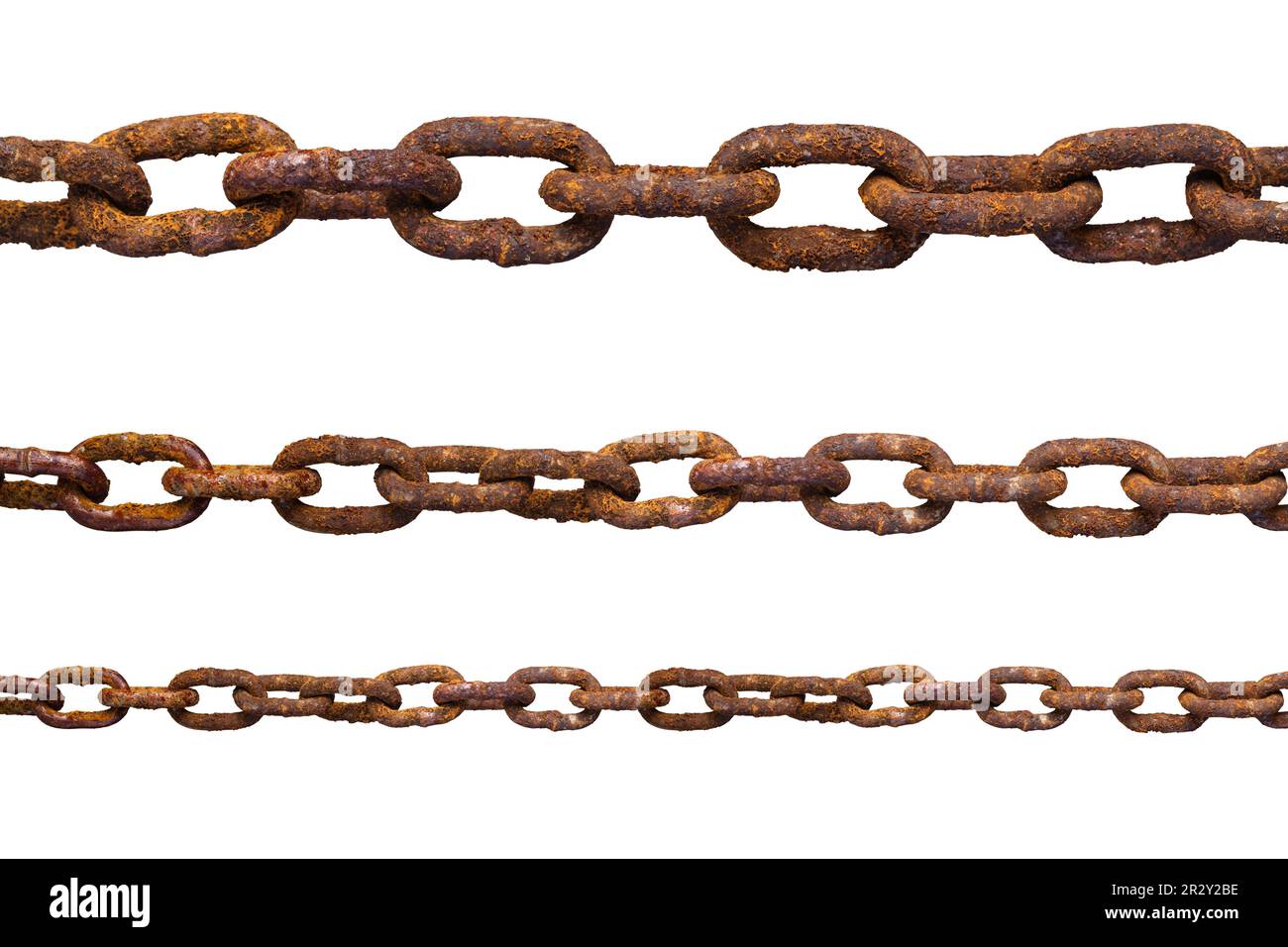 Metal chain isolated on white background Stock Photo - Alamy