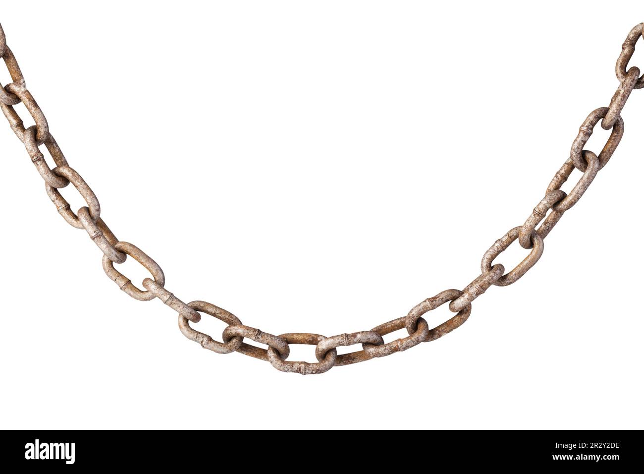 Metal chain isolated on white background Stock Photo - Alamy