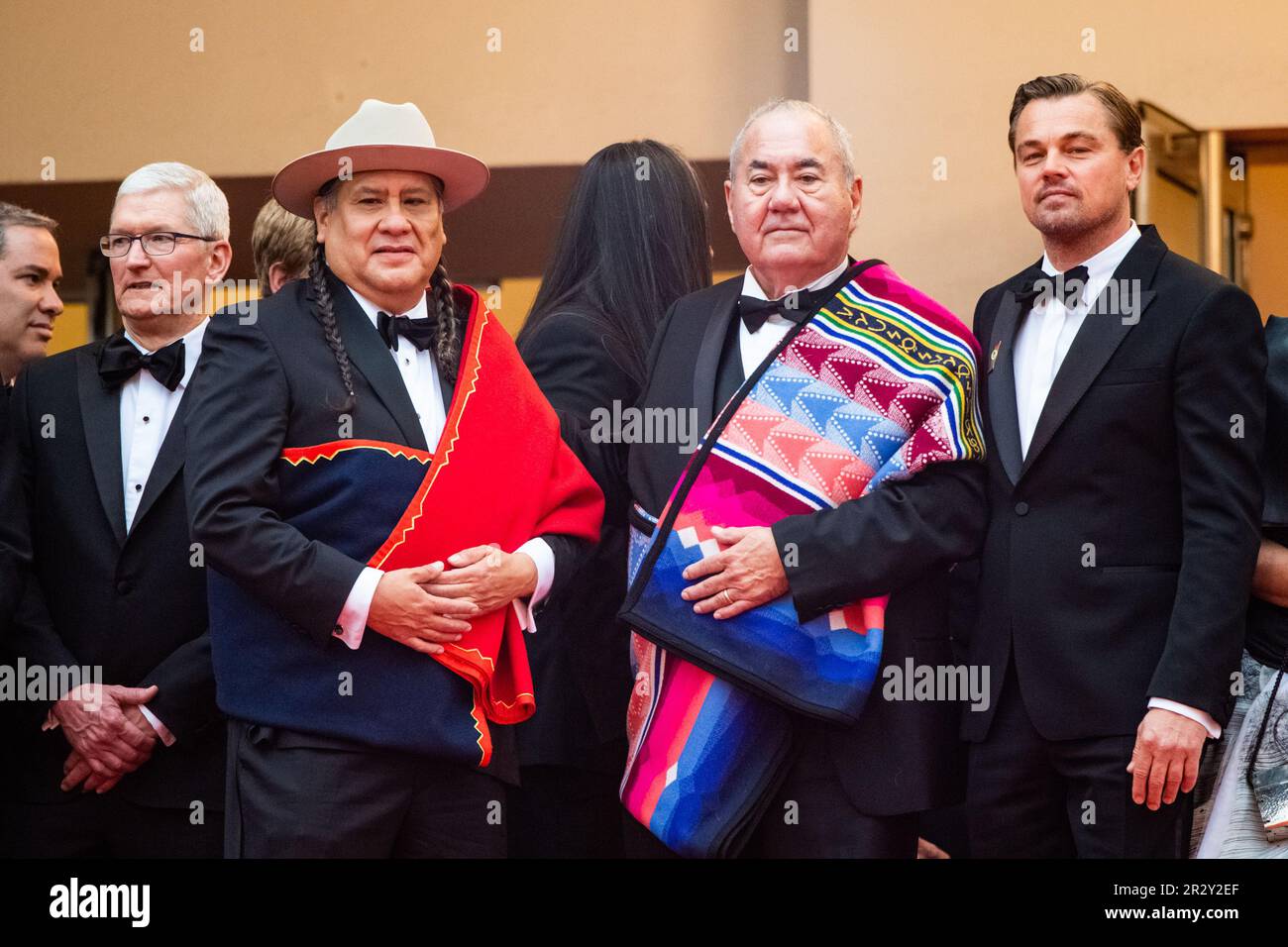 Italy. 20th May, 2023. Tim Cook, guest, Standing Bear, Leonardo di ...