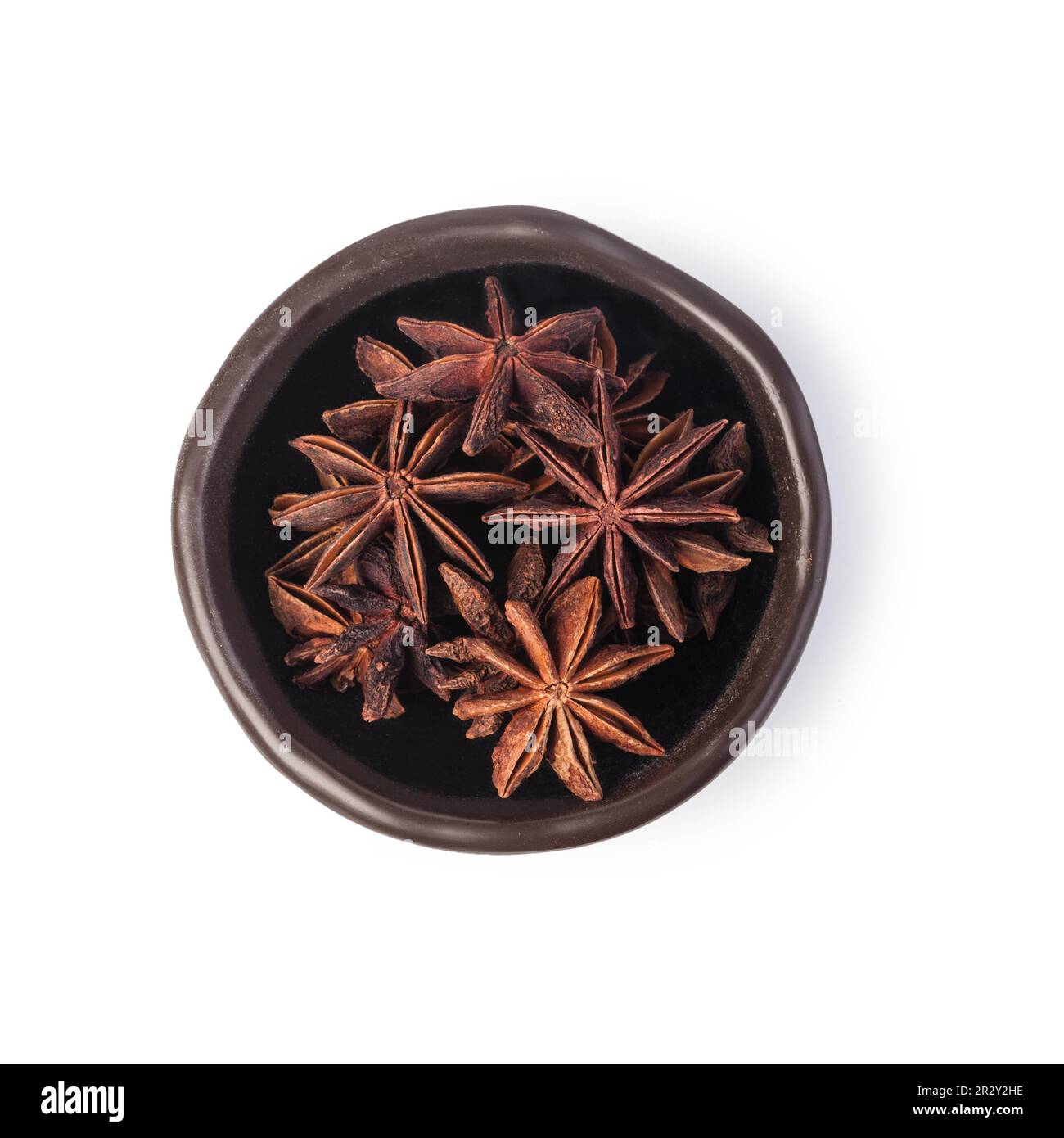anise spices on white background Stock Photo - Alamy