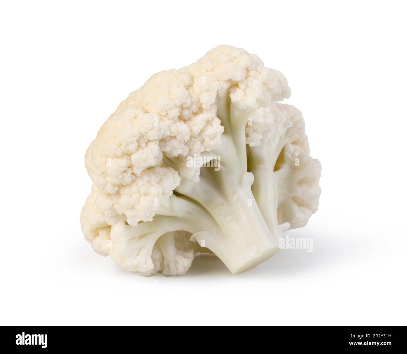 Cauliflower isolated on white background Stock Photo - Alamy