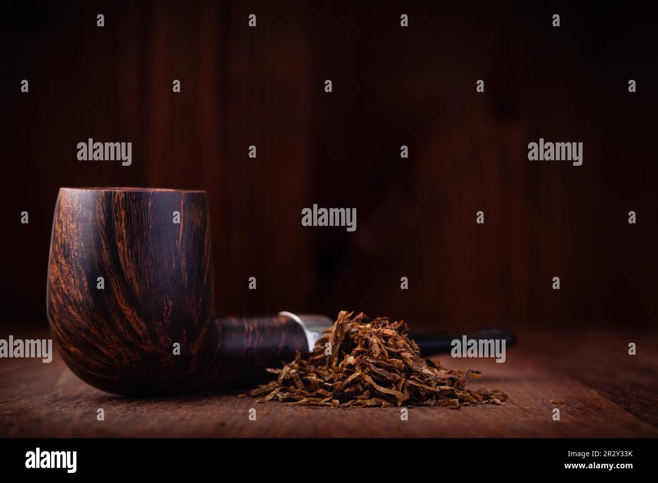 Pipe tobacco table wooden hi-res stock photography and images - Alamy