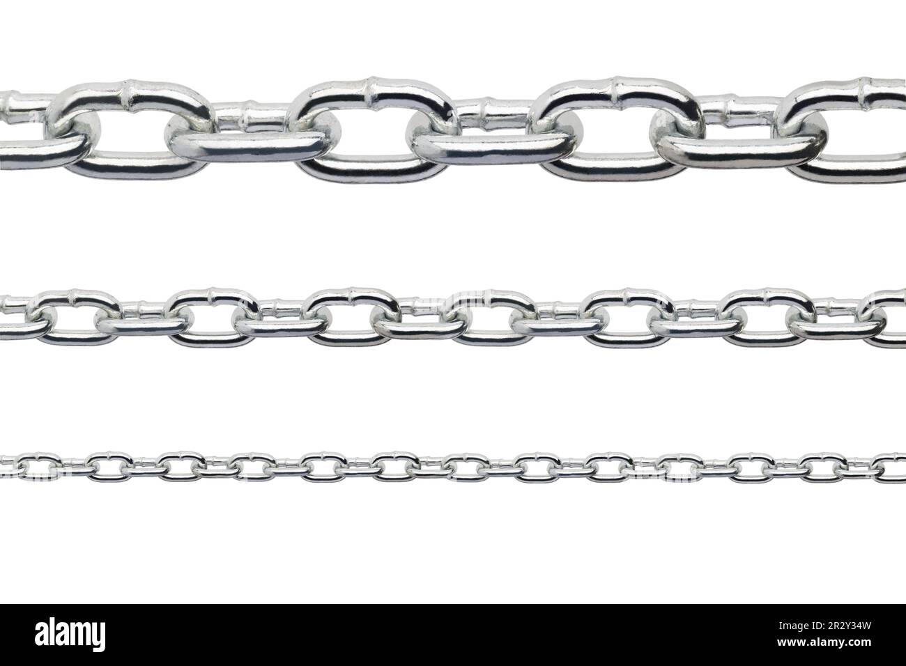 Metal chain isolated on white background Stock Photo - Alamy