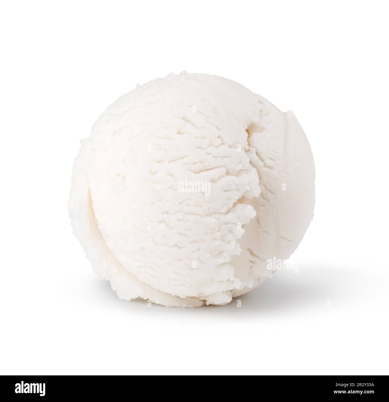 ice cream scoop isolated on white background Stock Photo - Alamy