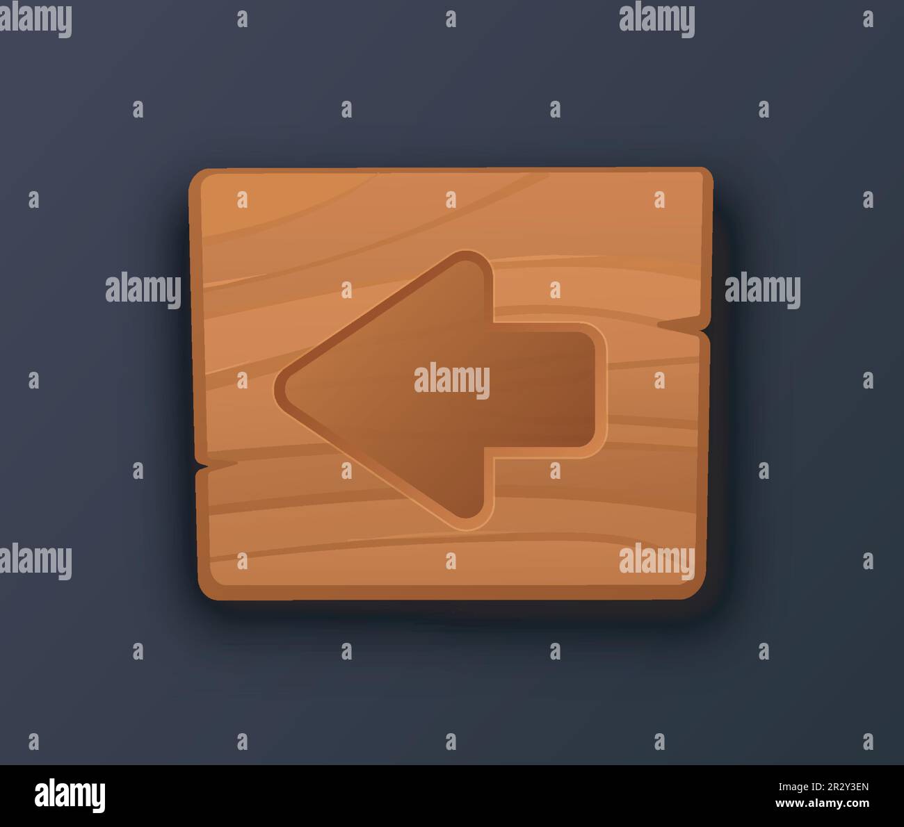 Wood arrow ui hi-res stock photography and images - Alamy