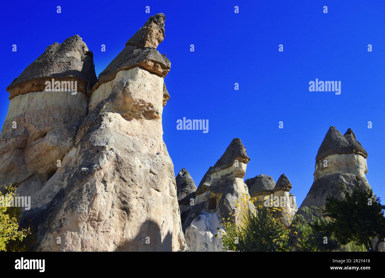 Rocks of Cappadocia in Central Anatolia, Turkey Stock Photo - Alamy