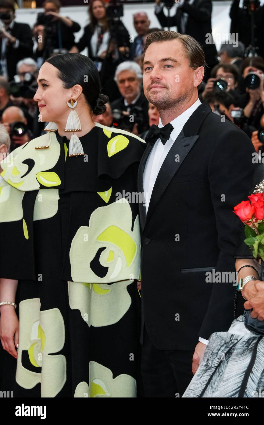 Lily Gladstone, Leonardo di Caprio 76th Cannes Film Festival Red Carpet ...