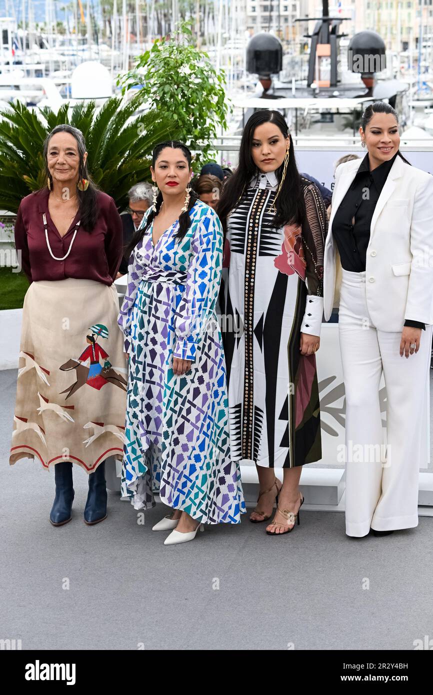 Italy. 21st May, 2023. Tantoo Cardinal, Jillian Dion, Janae Collins ...