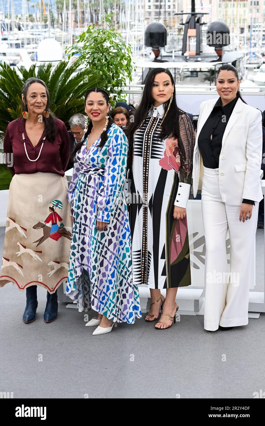 Italy. 21st May, 2023. Tantoo Cardinal, Jillian Dion, Janae Collins ...