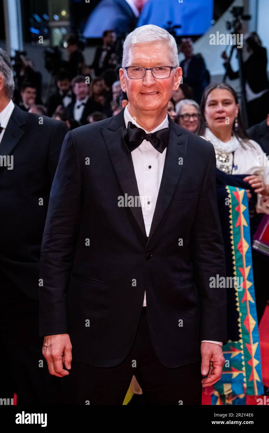Tim Cook 76th Cannes Film Festival Exits after the screening of the ...